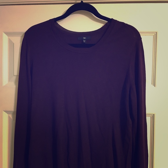 GAP | Sweaters | Deep Burgundy Rayon Sweater | Poshmark